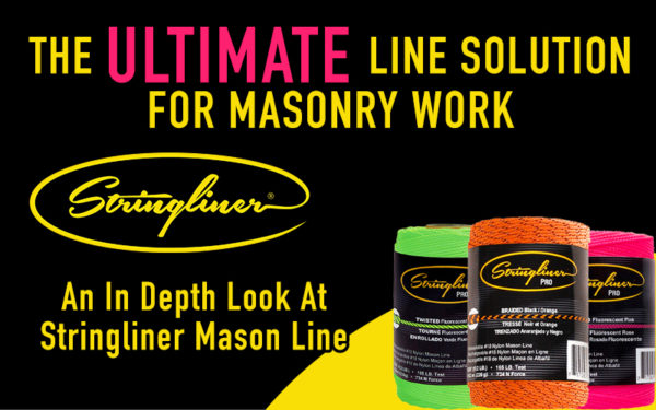 Stringliner Mason's Twine: The Ultimate Line Solution for Masonry Work ...